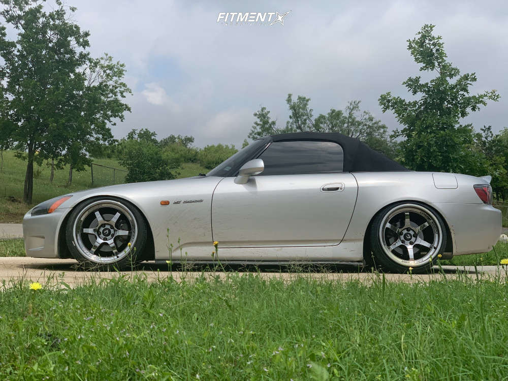 2002 Honda S2000 Base with 18x9 Cosmis Racing XT-006R and Delinte ...