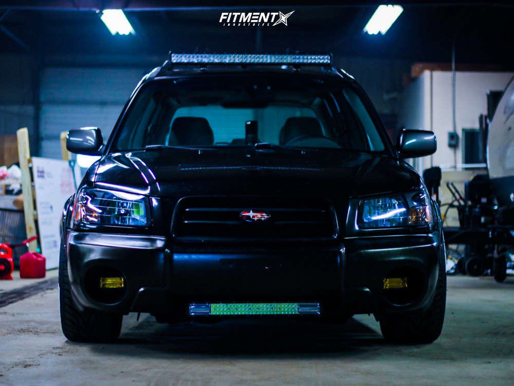 2003 Subaru Forester XS with 18x9.75 XXR 551 and Federal 245x40 on ...