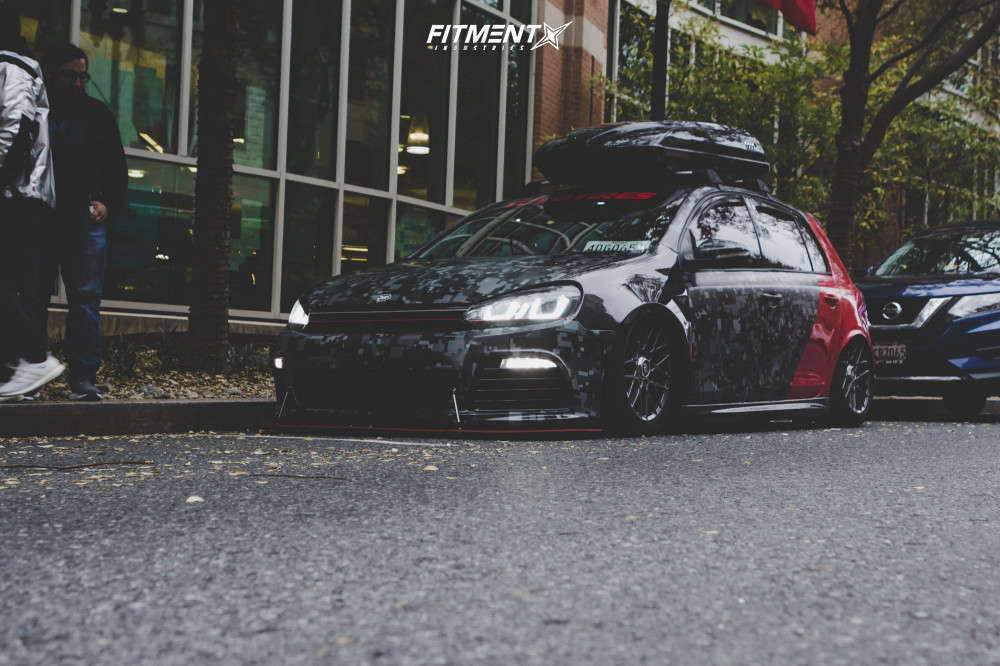 2011 Volkswagen Golf Base with 17x8 Rotiform Rse and Riken 225x45 on ...