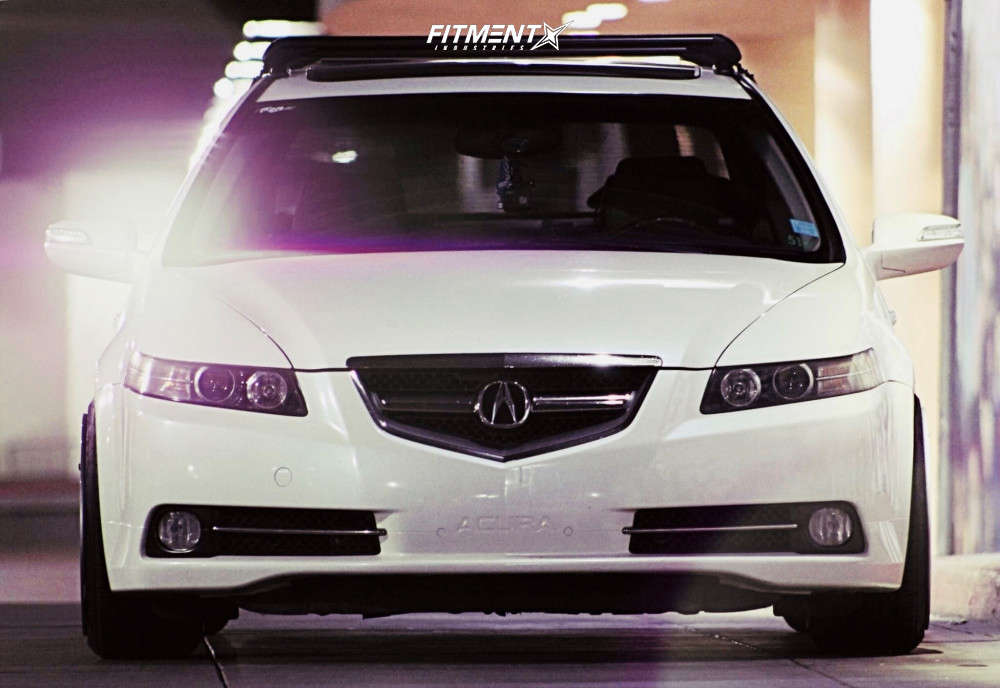 2007 Acura TL Type-S with 18x9.5 ESR Sr08 and Nankang 215x35 on ...