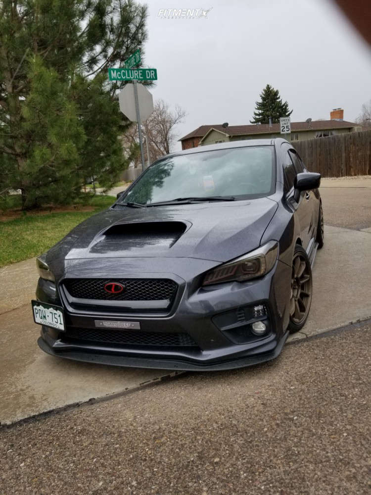 2015 Subaru WRX Base with 18x9.5 Ambit Rt8 and Hankook 255x35 on ...