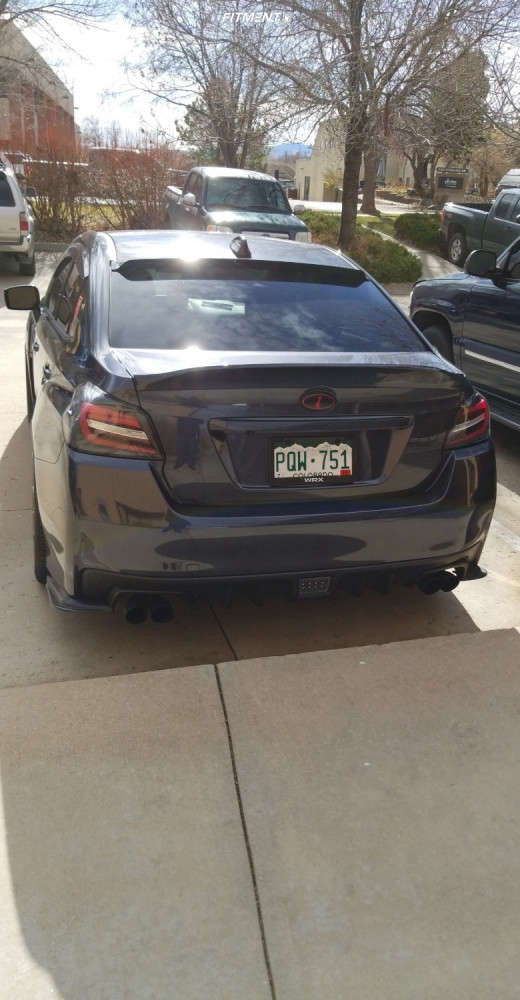 2015 Subaru WRX Base with 18x9.5 Ambit Rt8 and Hankook 255x35 on ...