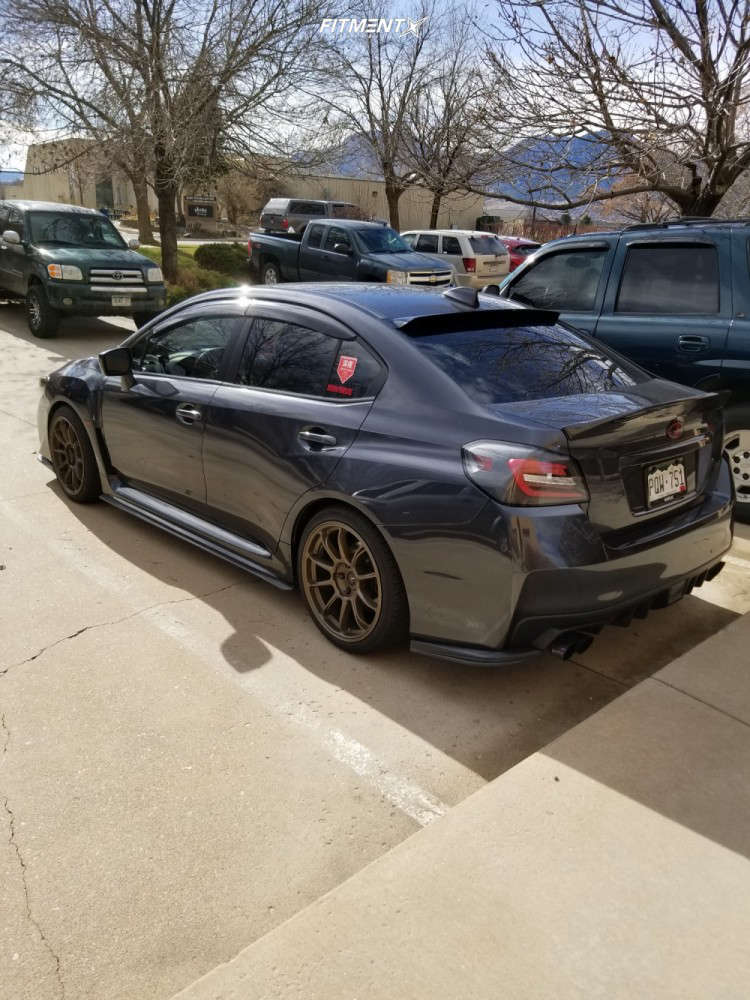 2015 Subaru WRX Base with 18x9.5 Ambit Rt8 and Hankook 255x35 on ...