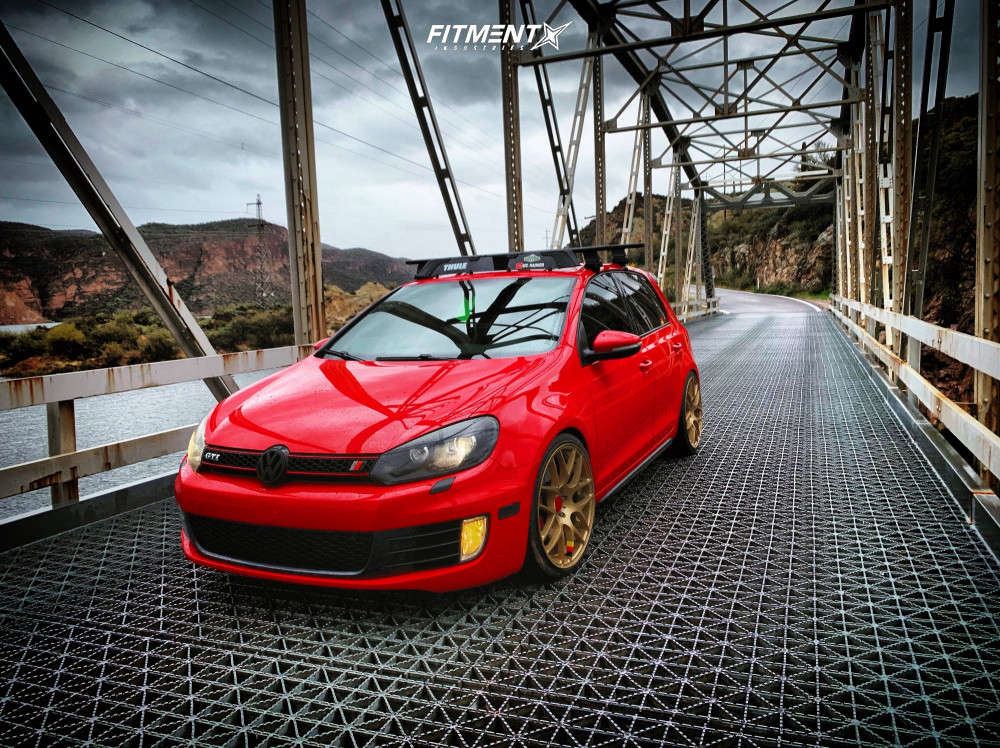 2012 Volkswagen GTI Base with 19x8.5 VMR V710 and Hankook 225x35 on ...