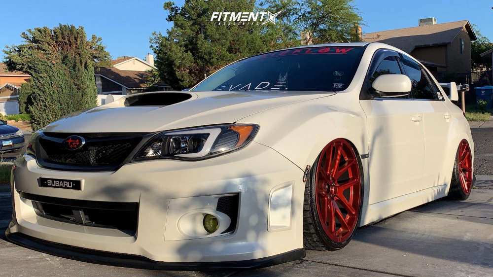 2011 Subaru WRX Base with 19x9.5 Rotiform Sna and Michelin 255x30 on ...