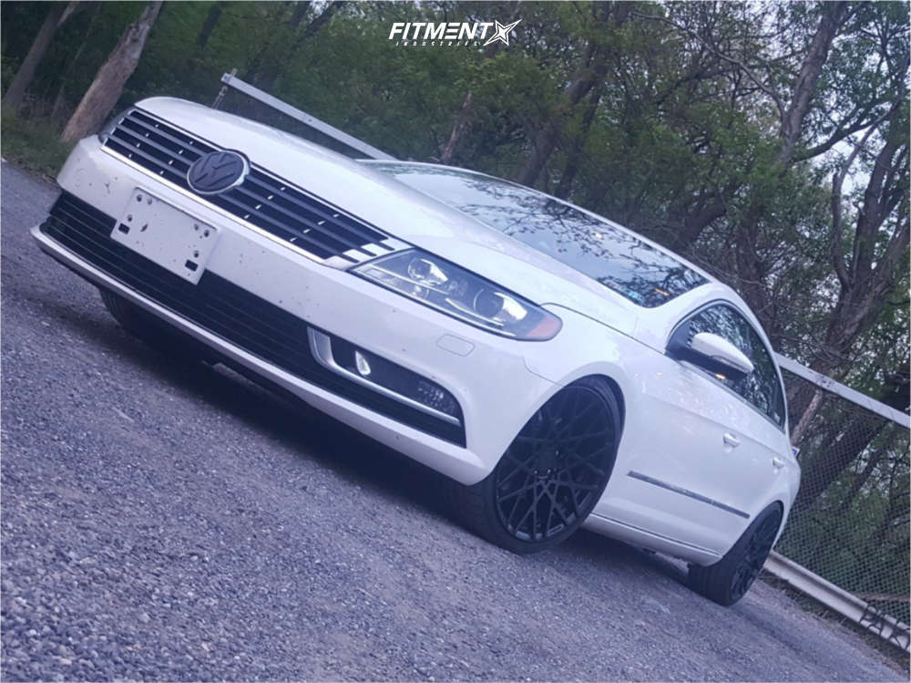 2015 Volkswagen CC Sport with 19x8.5 Rotiform Blq and Toyo Tires 235x35 ...