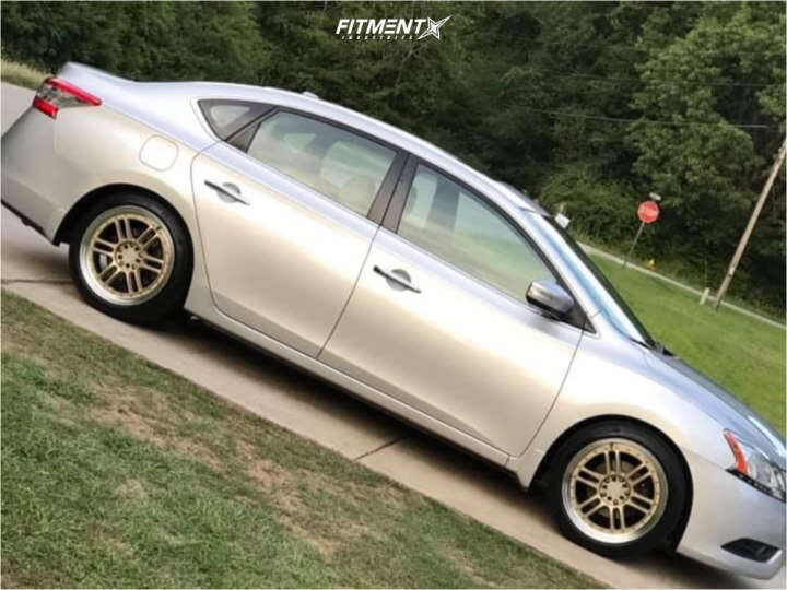 2013 Nissan Sentra SL with 18x8.5 XXR 552 and Michelin 225x45 on ...