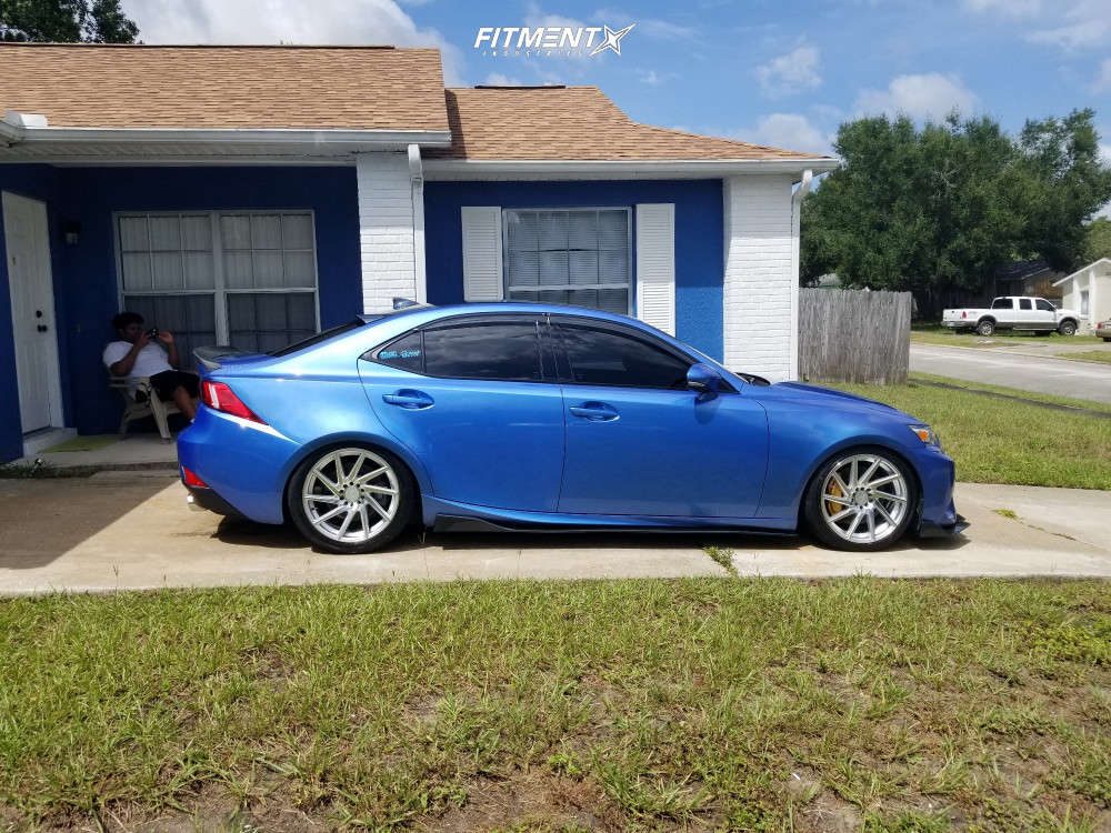 2016 Lexus IS200t Base with 18x8.5 F1R F29 and Federal 225x40 on ...