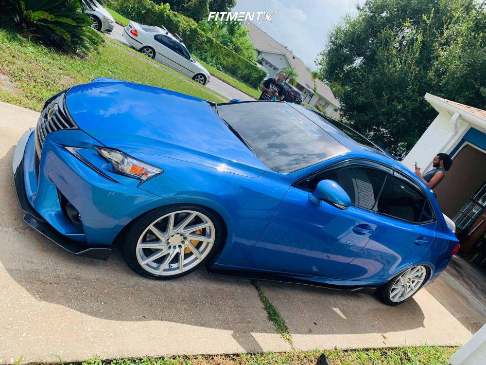 2016 Lexus IS200t Base with 18x8.5 F1R F29 and Federal 225x40 on ...