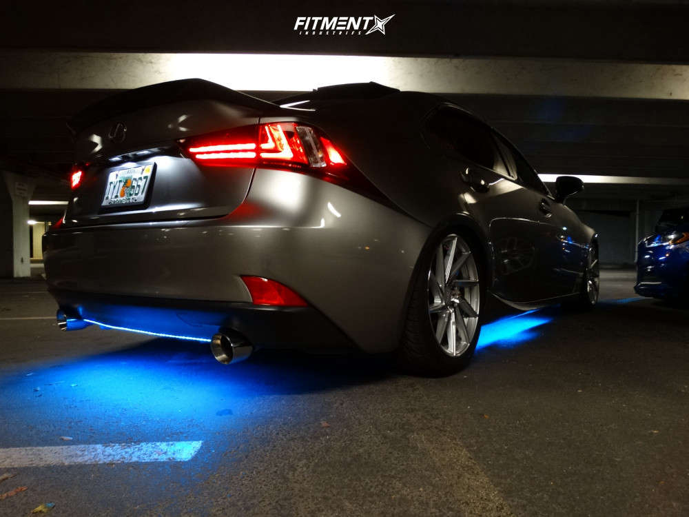 2016 Lexus IS200t Base with 18x8.5 F1R F29 and Federal 225x40 on ...