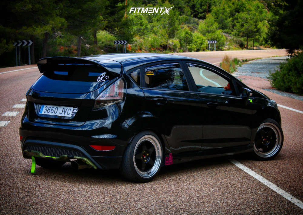 2016 Ford Fiesta S with 17x8 Japan Racing JR6 and Toyo Tires 205x40 on ...