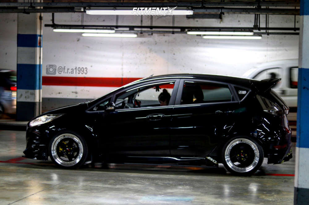 2016 Ford Fiesta S with 17x8 Japan Racing JR6 and Toyo Tires 205x40 on ...