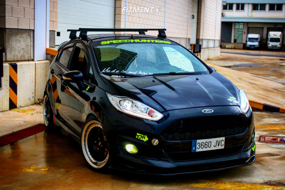 2016 Ford Fiesta S with 17x8 Japan Racing JR6 and Toyo Tires 205x40 on ...