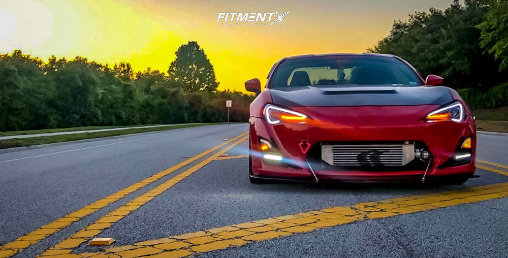 2015 Scion FR-S Base with 18x8 Ruff R363 and Toyo Tires 225x35 on ...