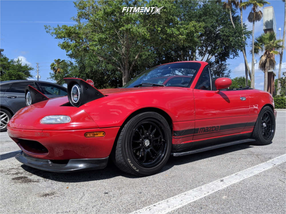 1990 Mazda MX-5 Miata Base with 15x8 Cosmis Racing XT-206R and Toyo ...