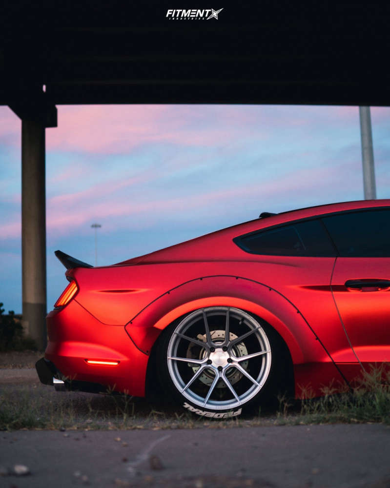 2016 Ford Mustang EcoBoost with 20x12 Ferrada F8-FR8 and Federal 285x30 ...
