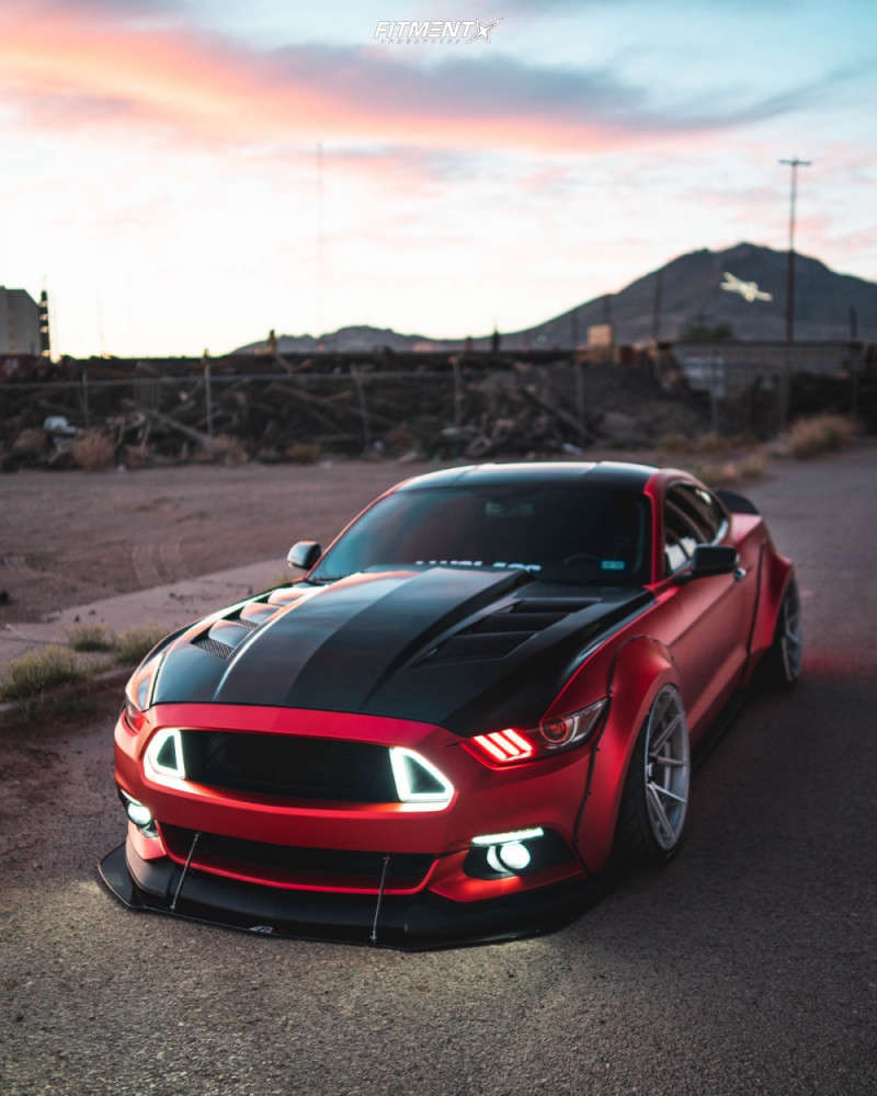 2016 Ford Mustang EcoBoost with 20x12 Ferrada F8-FR8 and Federal 285x30 ...