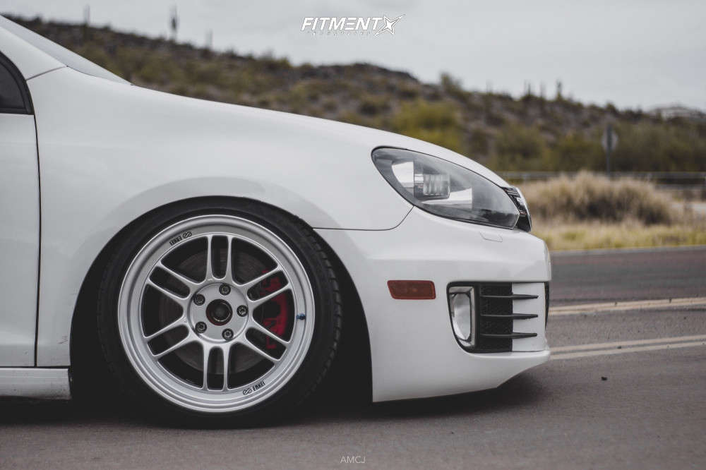 2013 Volkswagen GTI Base with 17x9 Enkei RPF1 and Achilles 205x40 on ...