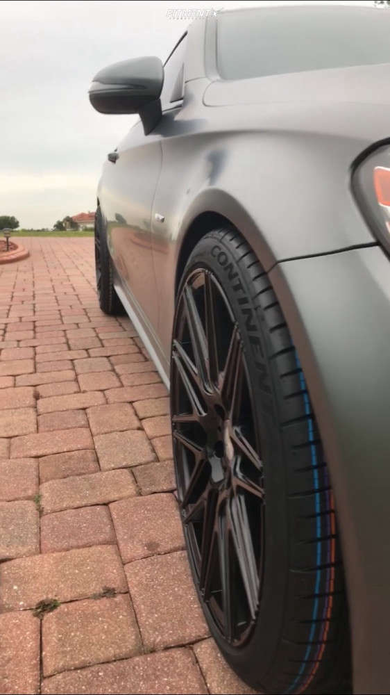 2017 Mercedes-Benz C300 4Matic with 20x9 Verde Vff01 and Continental ...