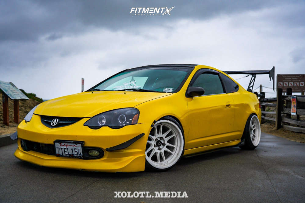 2003 Acura RSX Base with 18x9.5 Cosmis Racing XT-206R and Lionhart ...