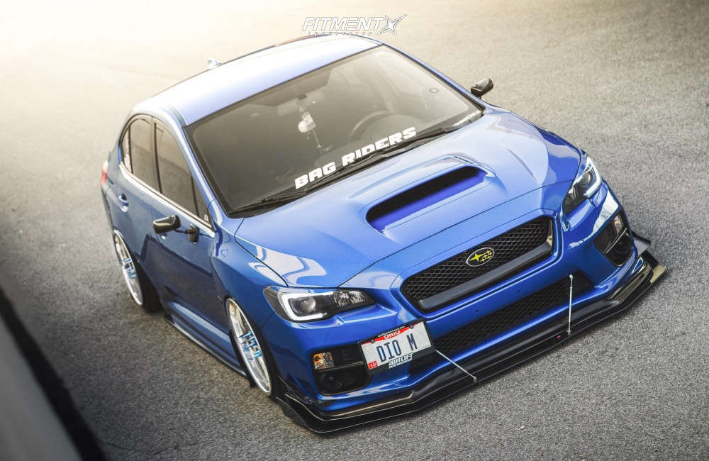 2015 Subaru WRX Base with 18x10 GMR GS-109 and Federal 225x35 on Air ...