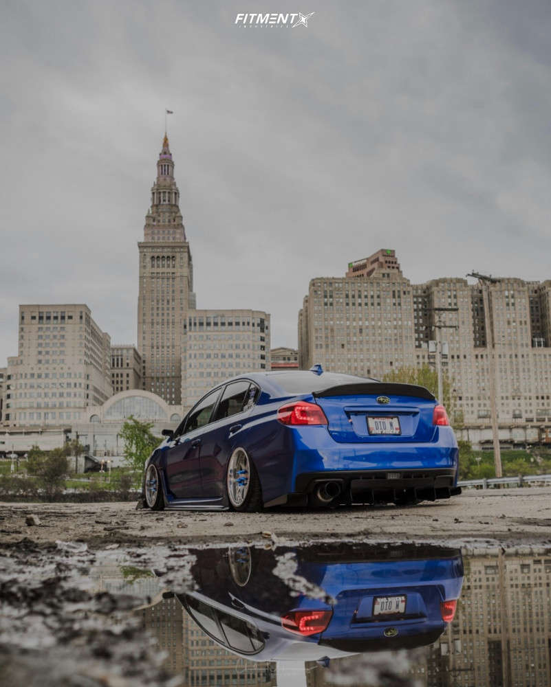 2015 Subaru WRX Base with 18x10 GMR GS-109 and Federal 225x35 on Air ...