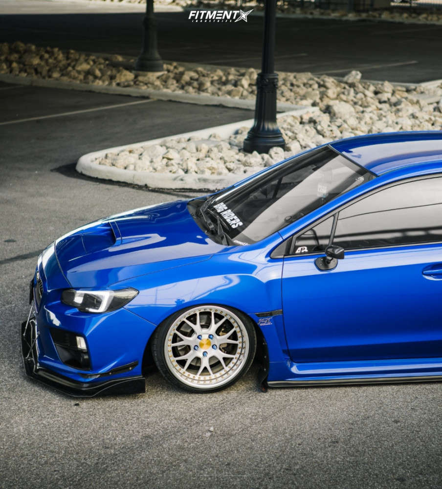 2015 Subaru WRX Base with 18x10 GMR GS-109 and Federal 225x35 on Air ...