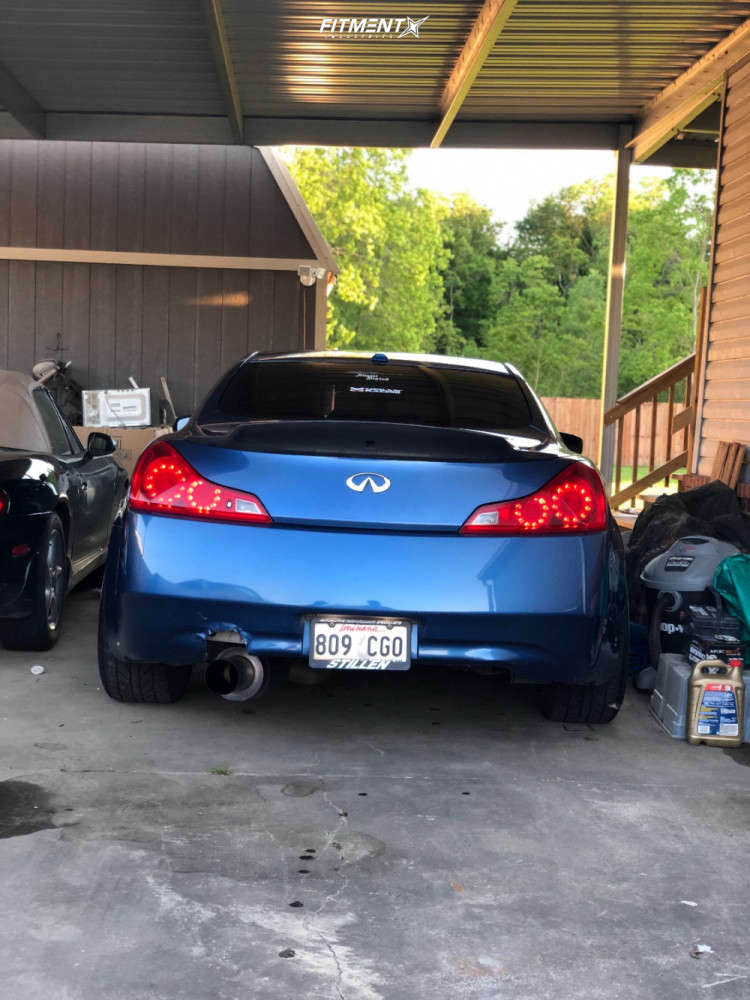 2008 INFINITI G37 Base with 20x10.5 ESR Sr01 and Achilles 255x35 on ...
