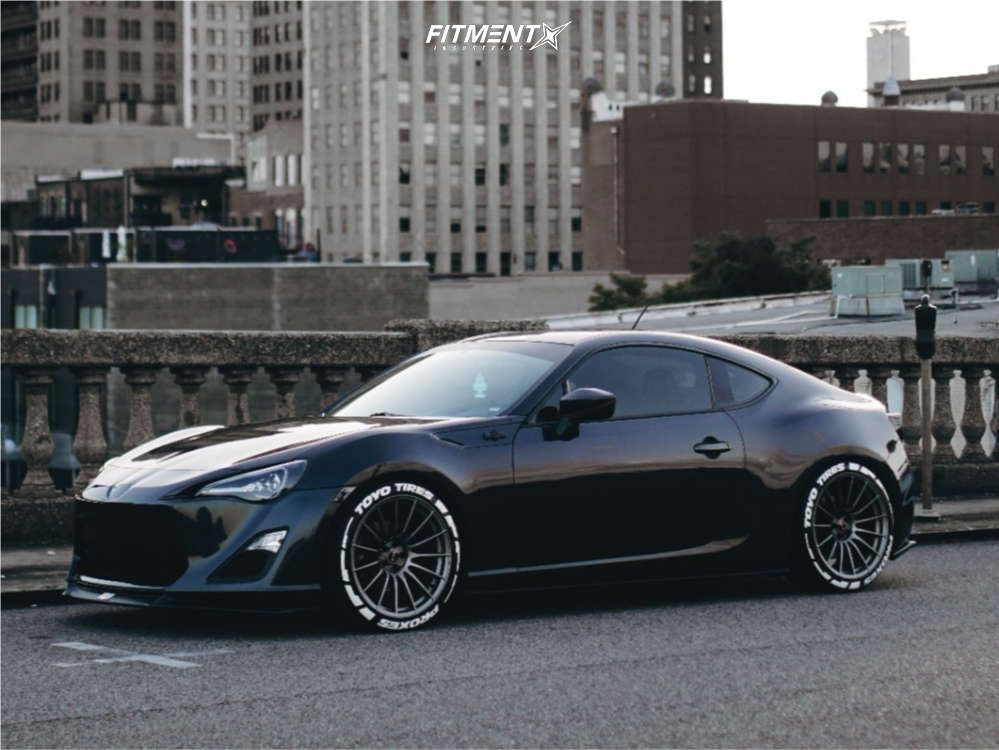 2013 Scion FR-S Base with 18x9.5 Ambit Re02 and Toyo Tires 255x35 on ...
