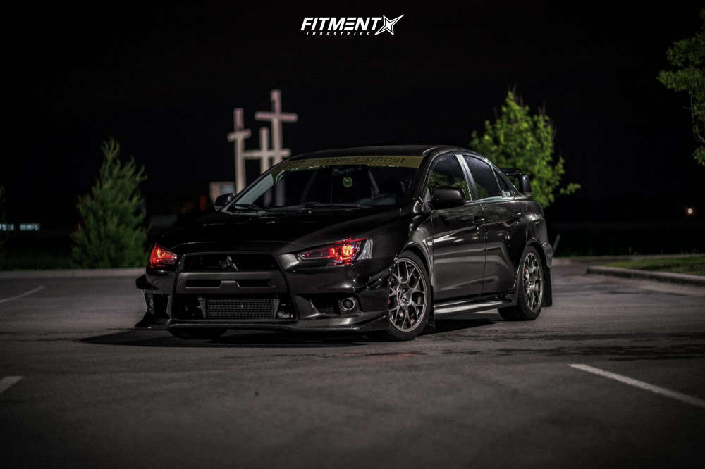 2012 Mitsubishi Lancer Evolution MR with 18x8.5 BBS Ch-r and Michelin ...