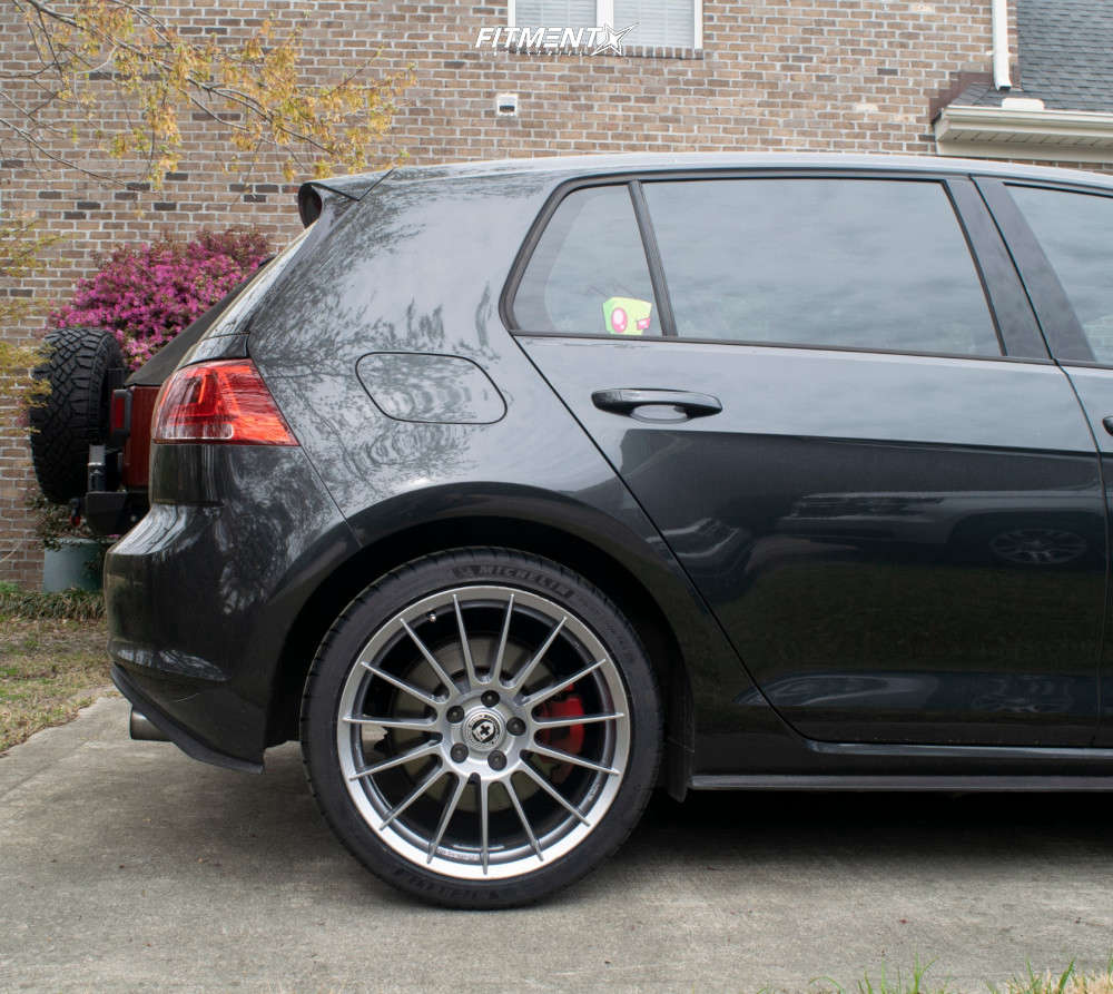 2017 Volkswagen GTI Performance with 18x8.5 HRE Ff15 and Michelin ...