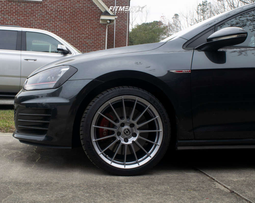 2017 Volkswagen GTI Performance with 18x8.5 HRE Ff15 and Michelin ...