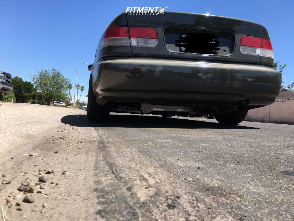 1997 Honda Civic EX with 15x8.5 Diamond Racing Pro Street and Toyo ...