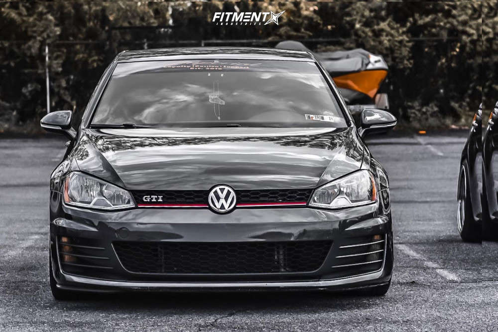 2016 Volkswagen GTI Autobahn with 18x8.5 Rotiform Ind-t and Pirelli ...