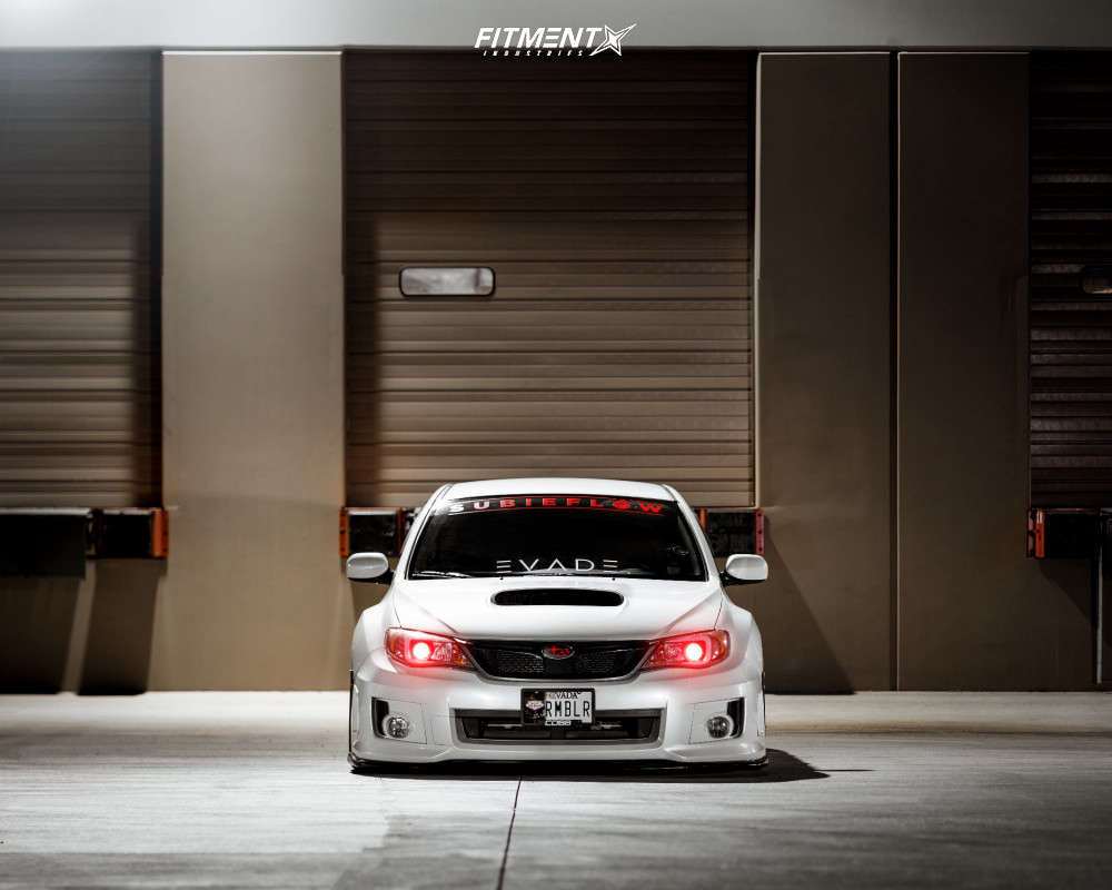 2011 Subaru Impreza WRX with 19x8.5 Rotiform Spf and Michelin 255x30 on ...