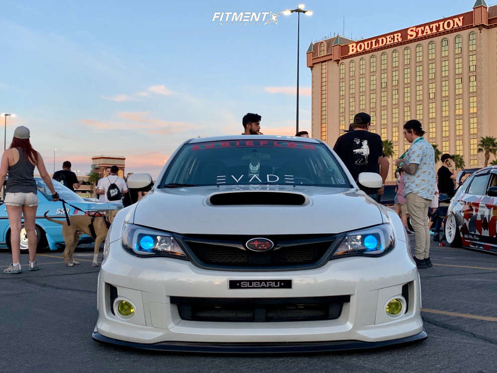 2011 Subaru Impreza WRX with 19x8.5 Rotiform Spf and Michelin 255x30 on ...