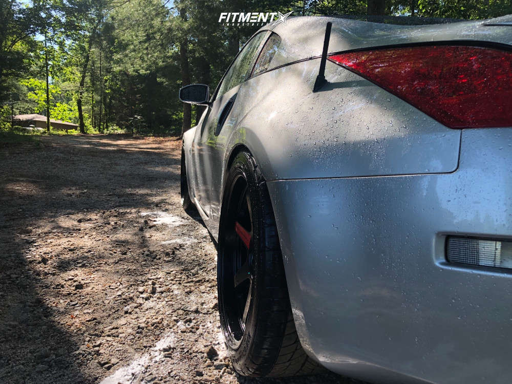 2008 Nissan 350Z Grand Touring with 18x9.5 Varrstoen Es2 and Michelin ...