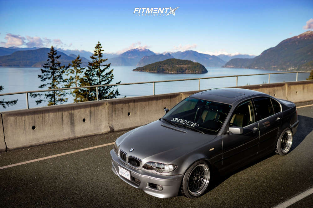2005 BMW 330i M with 18x9.5 ESR Sr01 and Federal 225x40 on Coilovers ...