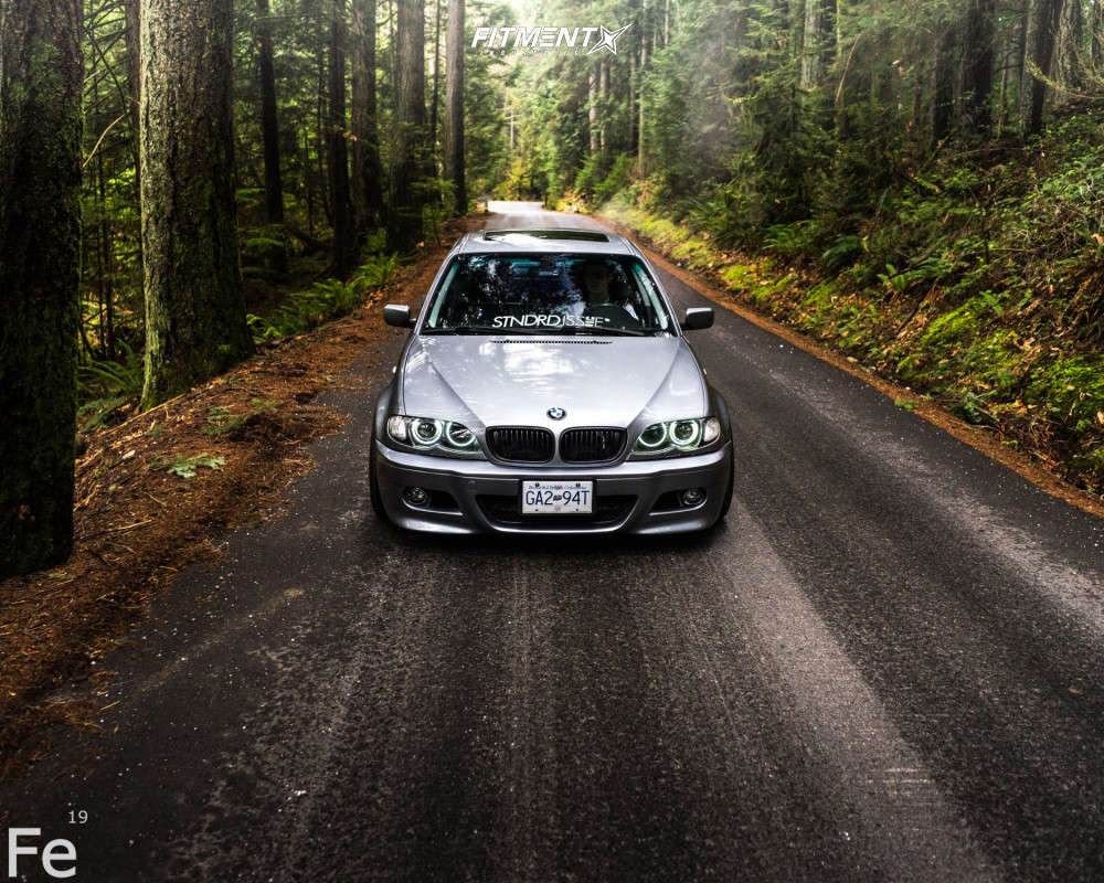 2005 BMW 330i M with 18x9.5 ESR Sr01 and Federal 225x40 on Coilovers ...
