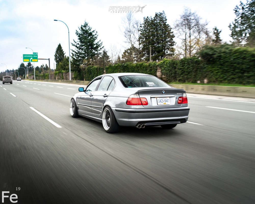 2005 BMW 330i M with 18x9.5 ESR Sr01 and Federal 225x40 on Coilovers ...