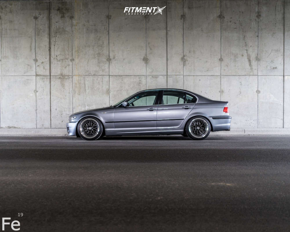 2005 BMW 330i M with 18x9.5 ESR Sr01 and Federal 225x40 on Coilovers ...