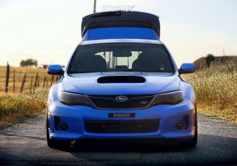2014 Subaru Impreza WRX STI Limited with 18x10 WedsSport Sa-55m and ...