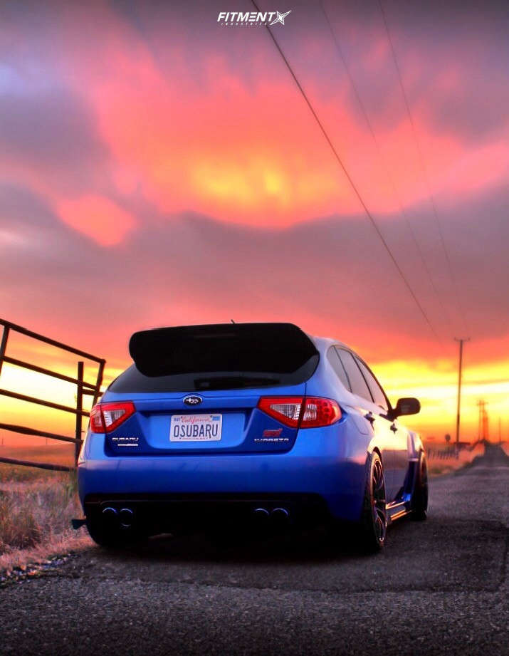 2014 Subaru Impreza WRX STI Limited with 18x10 WedsSport Sa-55m and ...