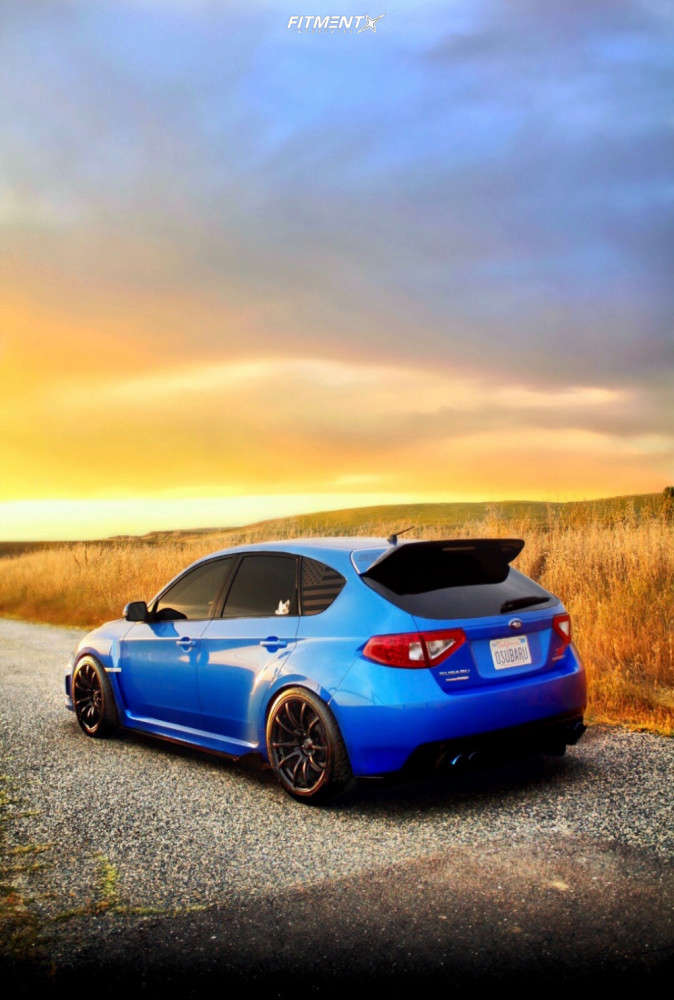 2014 Subaru Impreza WRX STI Limited with 18x10 WedsSport Sa-55m and ...