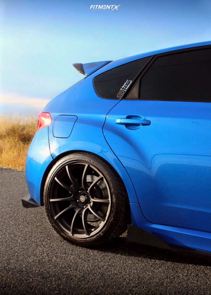 2014 Subaru Impreza WRX STI Limited with 18x10 WedsSport Sa-55m and ...