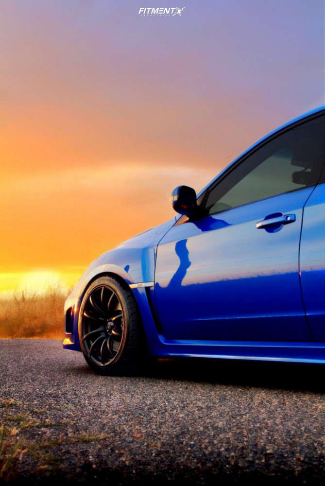 2014 Subaru Impreza WRX STI Limited with 18x10 WedsSport Sa-55m and ...