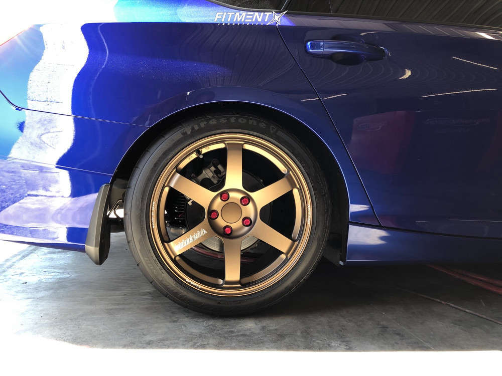 2018 Honda Accord Sport with 18x9.5 Volk Te37 Saga and Firestone 255x40 ...