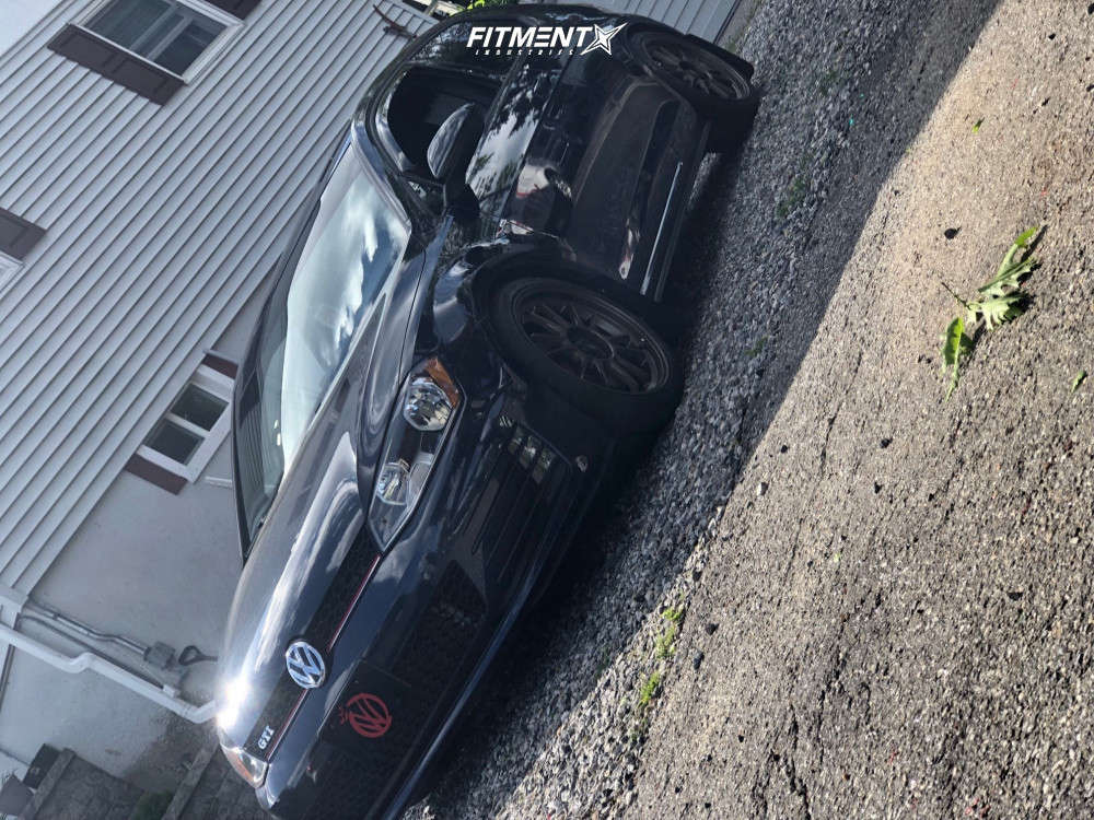 2015 Volkswagen GTI S with 18x8.5 Konig Hypergram and Nitto 225x45 on ...