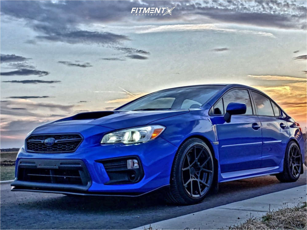 2018 Subaru WRX Base with 18x9.5 Rotiform Kps and Advanta 245x40 on ...