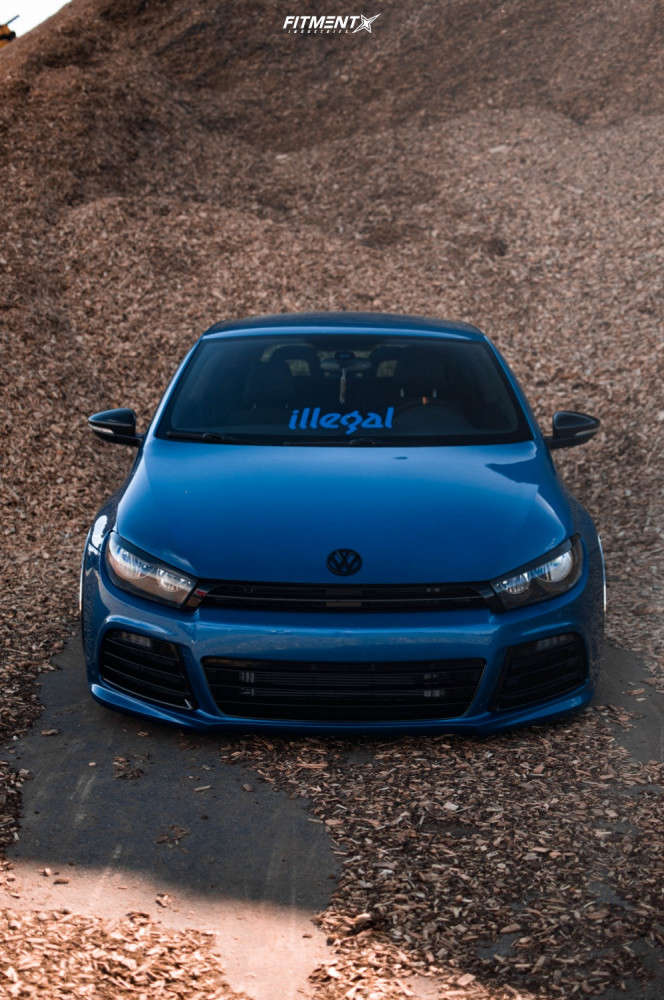 2009 Volkswagen Scirocco Base with 19x10 Work Emotion Cr 2p and Hankook ...